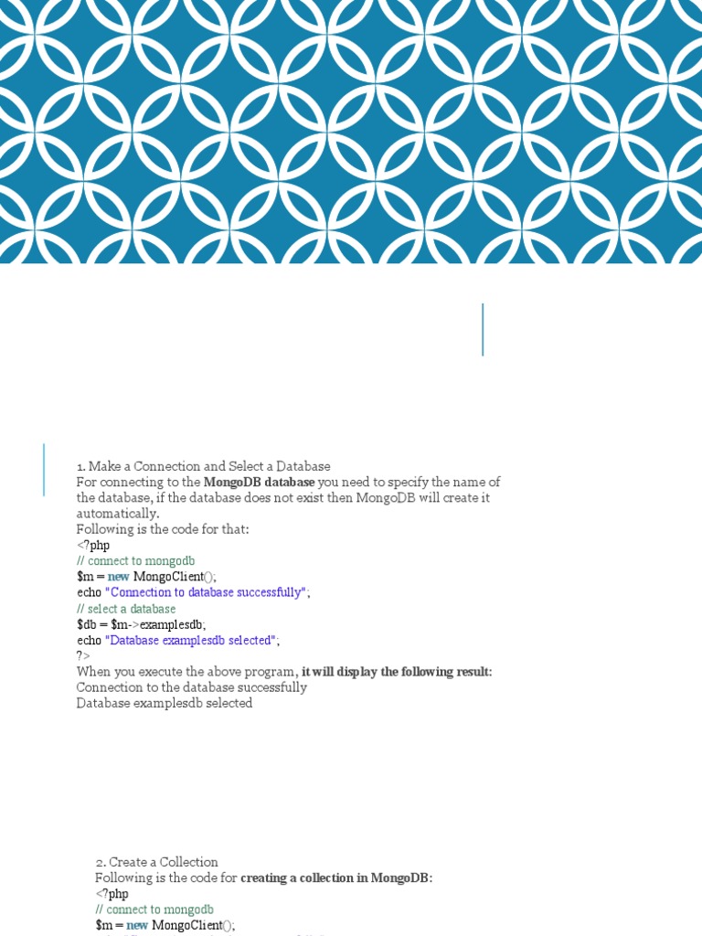Php With Mongodb Download Free Pdf Mongo Db Databases 4849