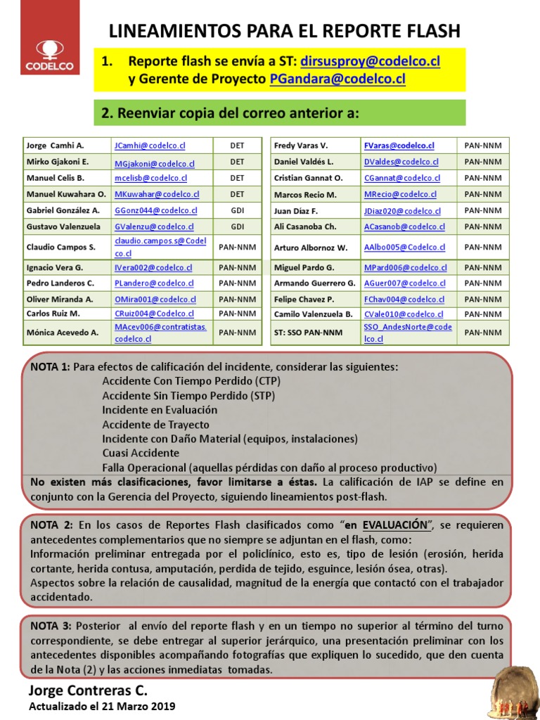Flujograma de Reporte de Incidente PAN-NNM 2019 | PDF | Tecnología