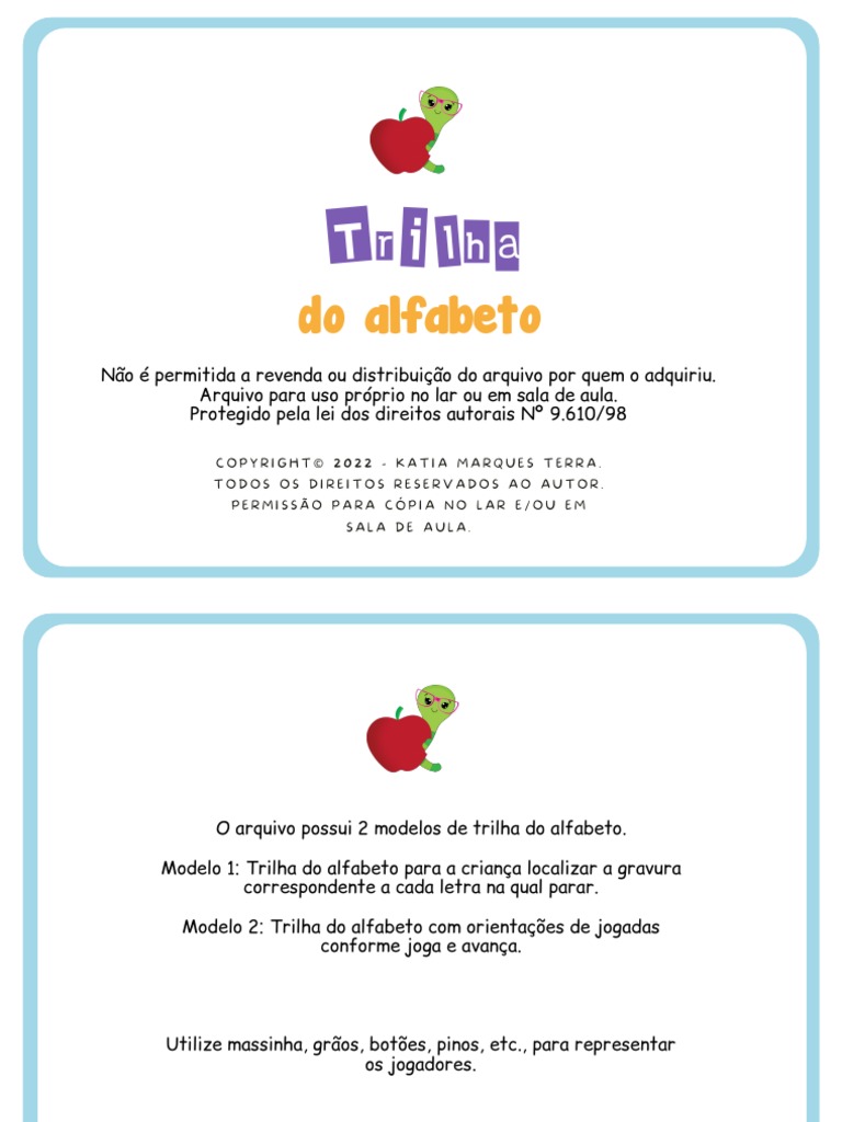 Trilha Do Alfabeto | PDF
