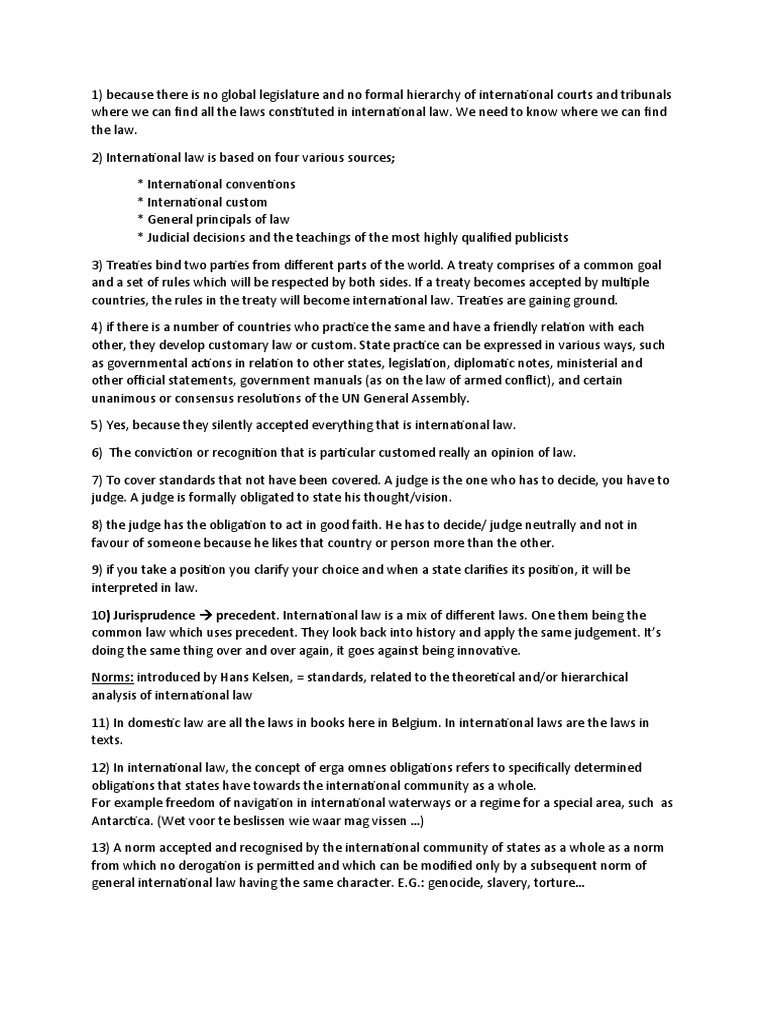 Answers Lesson 2 | PDF | International Law | Treaty Answers Lesson 2 | PDF | International Law | Treaty
