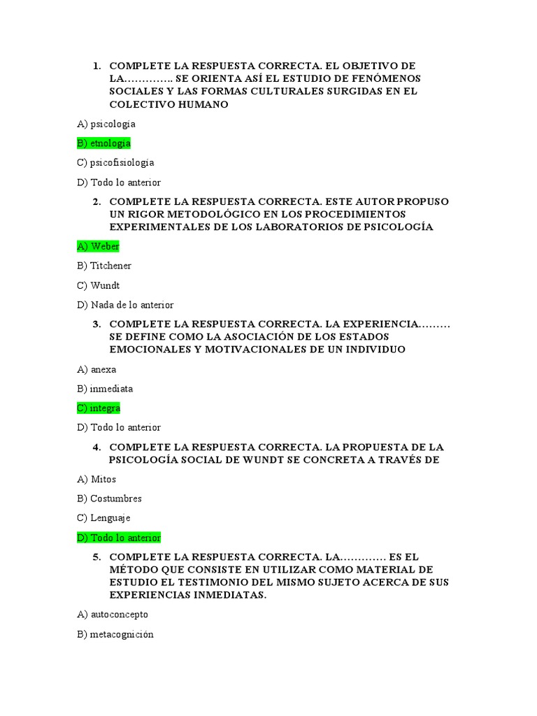 Examen Final 2022 Revision (1) 2-1 | PDF | Pensamiento | Sistema inmune