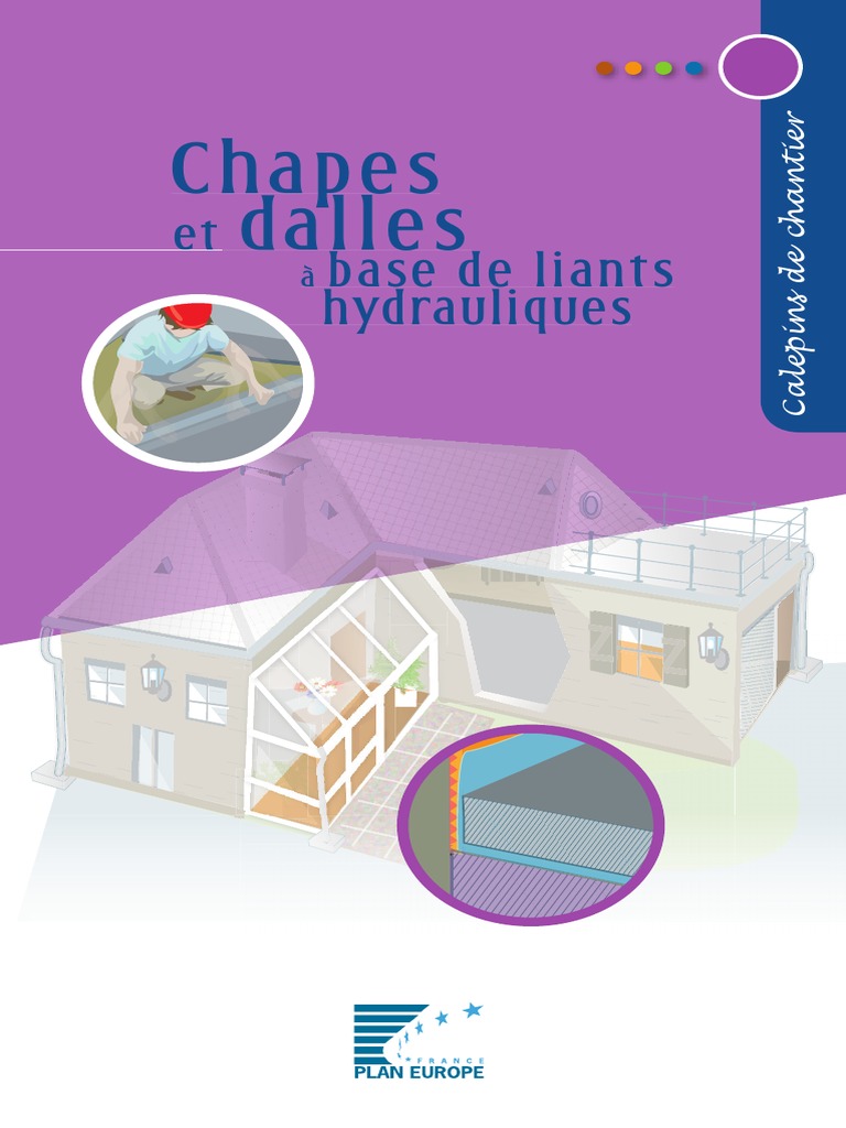 Chape Et Dalles A Base de Liants Hydraulique | PDF | Béton | Mortier (matériau)