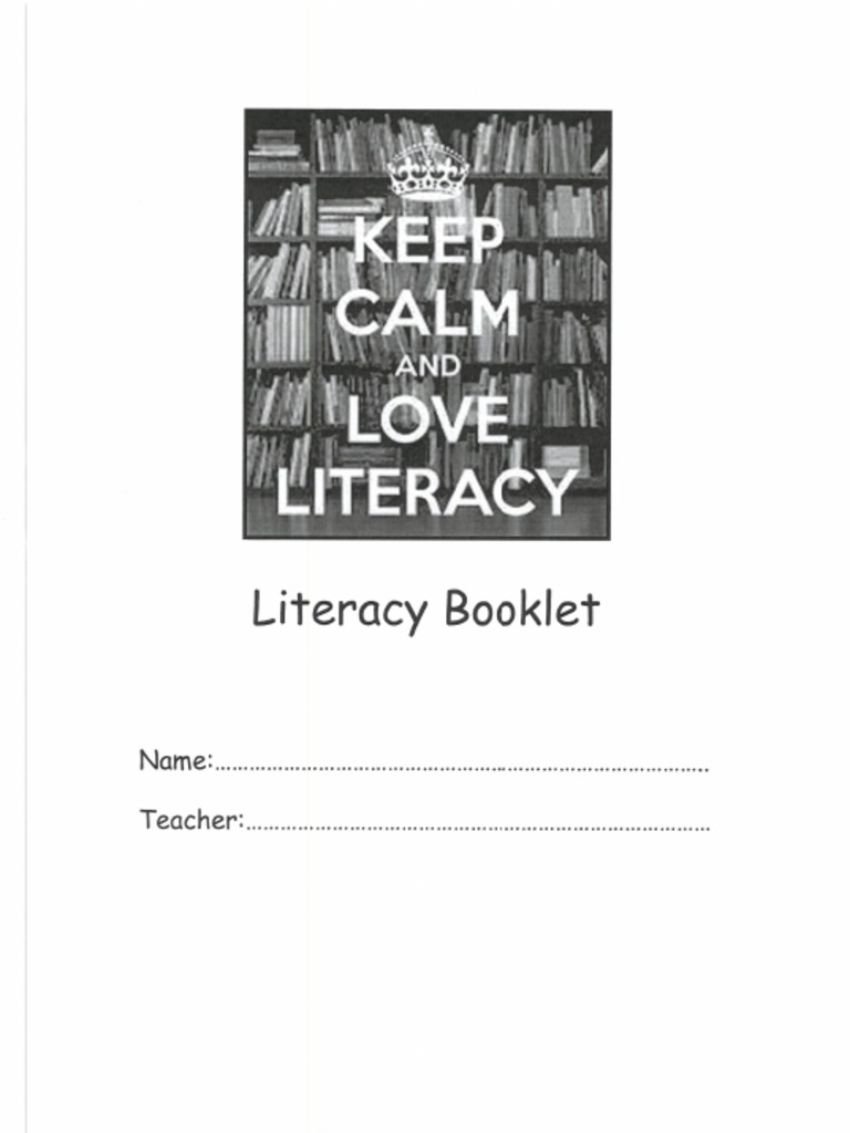 KS3 English Literacy Booklet | PDF
