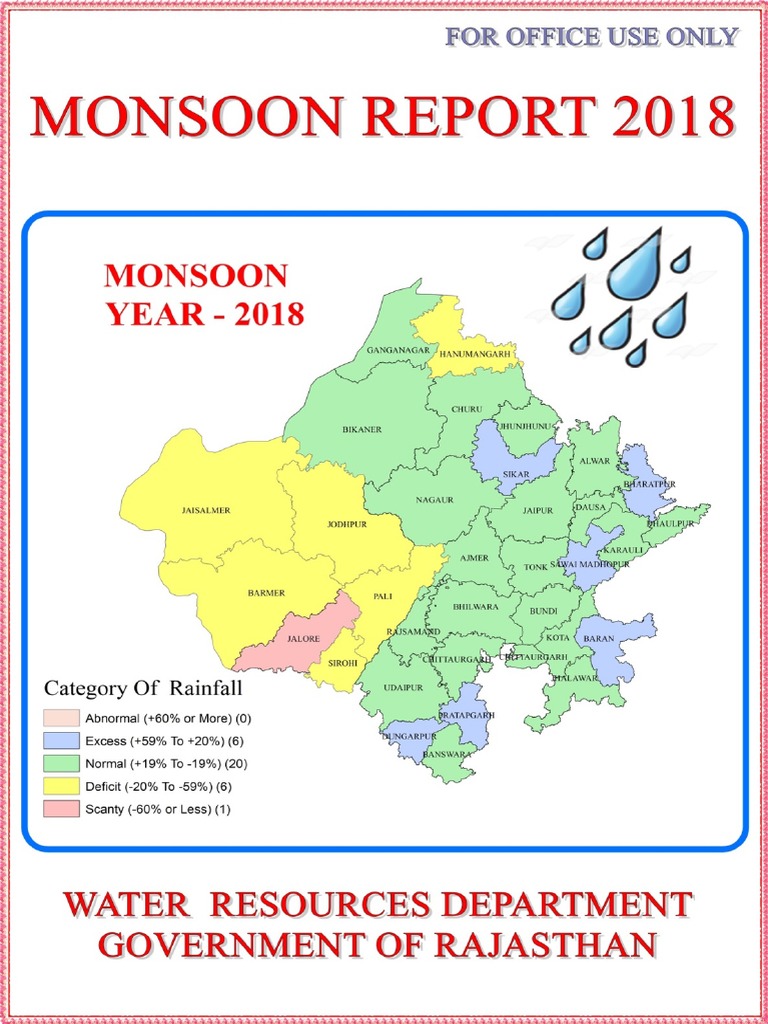 Monsoon Report 2018 | PDF | Monsoon | Natural Disasters