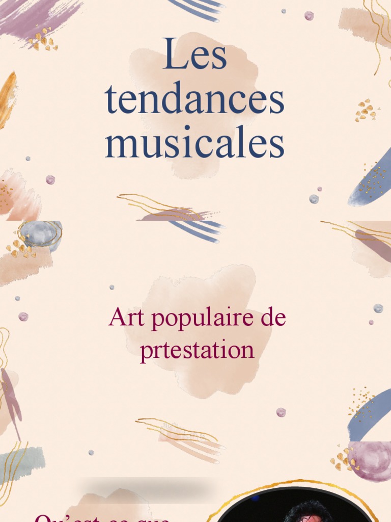 Les Tendances Musicales | PDF | Rap