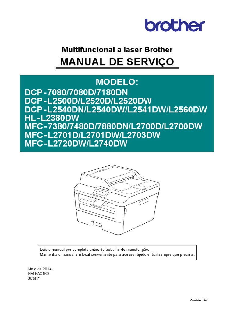 Manual Brother 2540 Portugues | PDF | Código aberto | Sem fio
