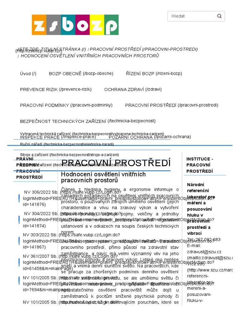 Znalostní Systém Prevence Rizik V BOZP | PDF