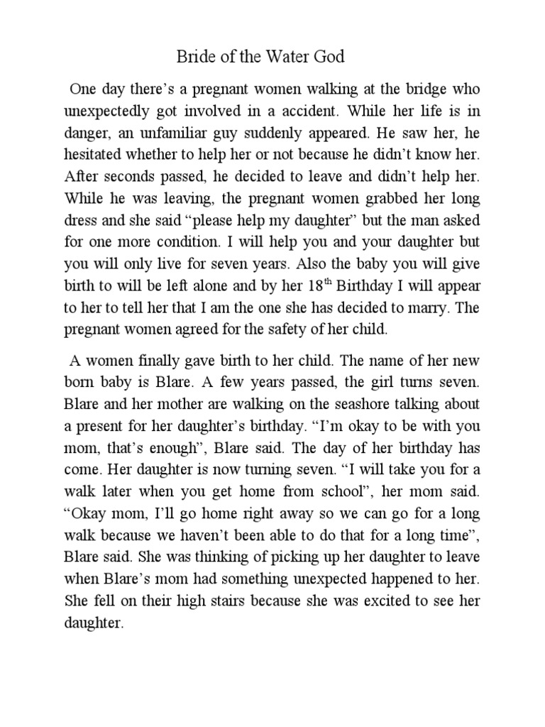 Bride of The Water God | PDF