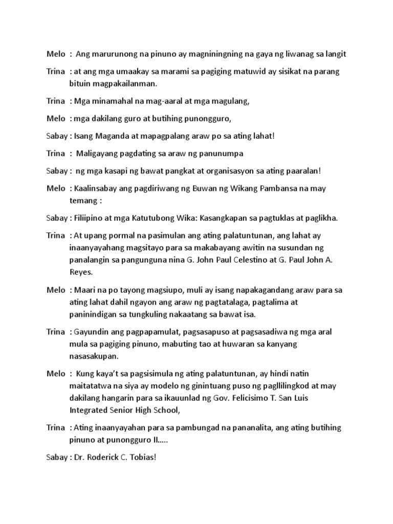 Script Induction of Officers | PDF