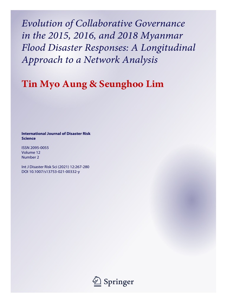 Evolution of Collaborative Governance in The 2015, 2016, and 2018 ...