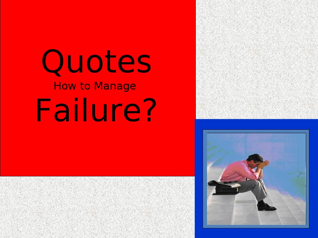 How To Manage Failure | PDF | Self-Improvement
