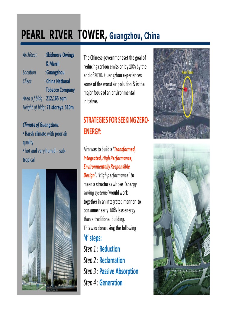 Pearl River Tower | PDF | Solar Energy | Photovoltaics
