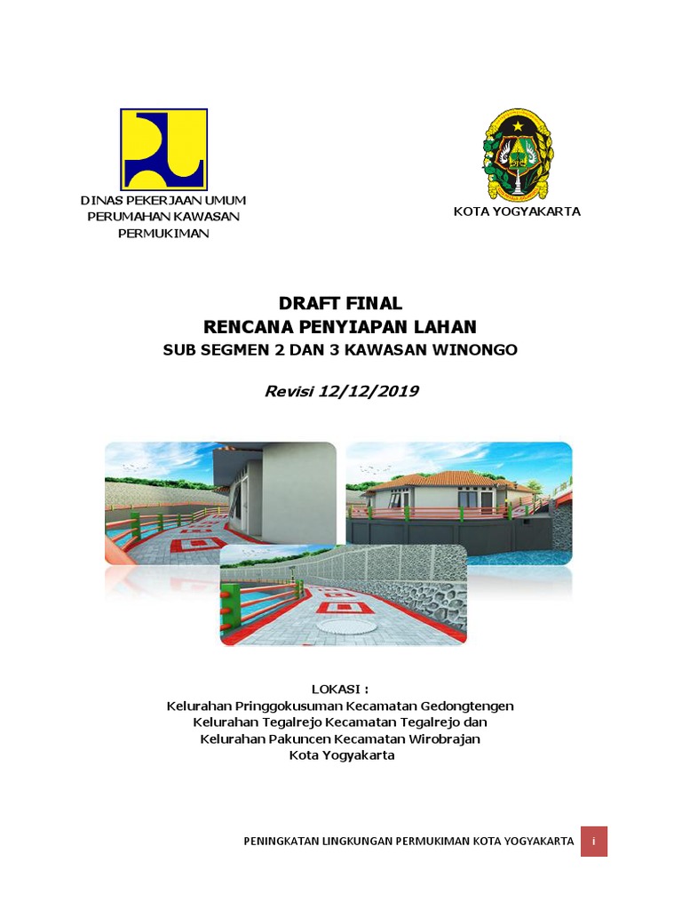 Draft Final Rencana Penyiapan Lahan Sub Segmen 2 Dan 3 Kawasan W 4261 PDF | PDF