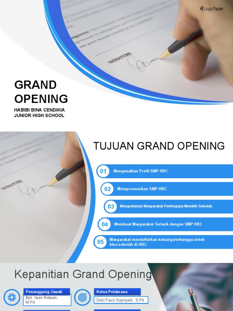 Grand Opening Presentasi | PDF