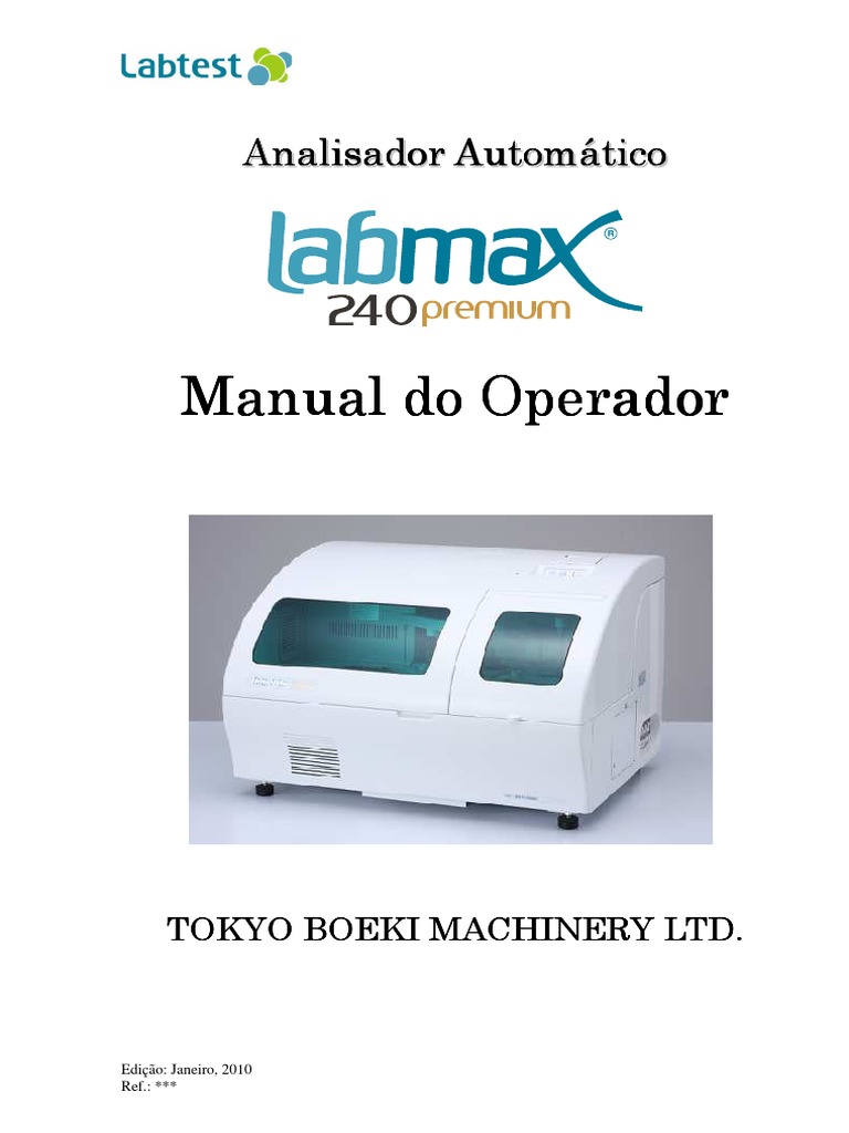 Manual Labmax 240 | PDF | Temperatura | Química