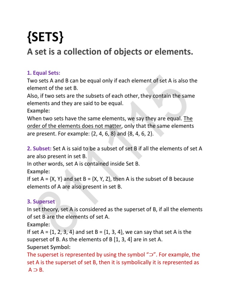 Discrete Structure L#1 | Download Free PDF | Empty Set | Set (Mathematics)