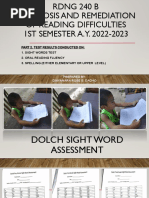 Lesson Plan in Remediation Class | PDF | Lesson Plan | Teachers