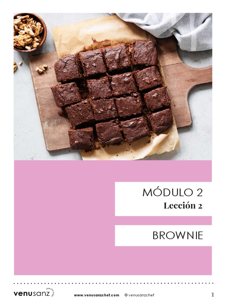 Modulo2 Lec2 Brownie Compressed-1 | PDF | Chocolate | Brownie de chocolate