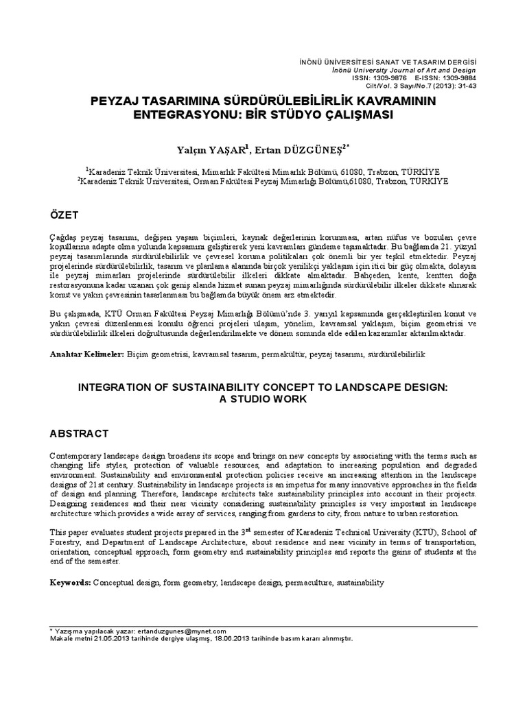 Integration of Sustainability Concept To | PDF