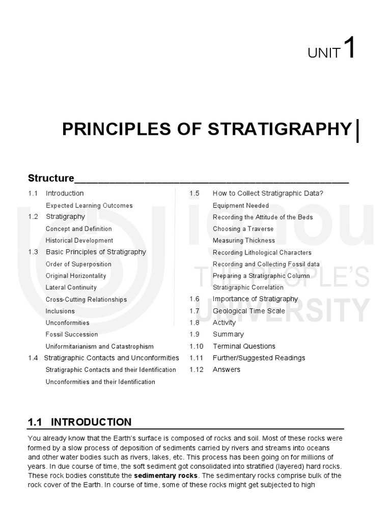 Fundamentals of Stratigraphy | PDF | Stratigraphy | Geologic Time Scale