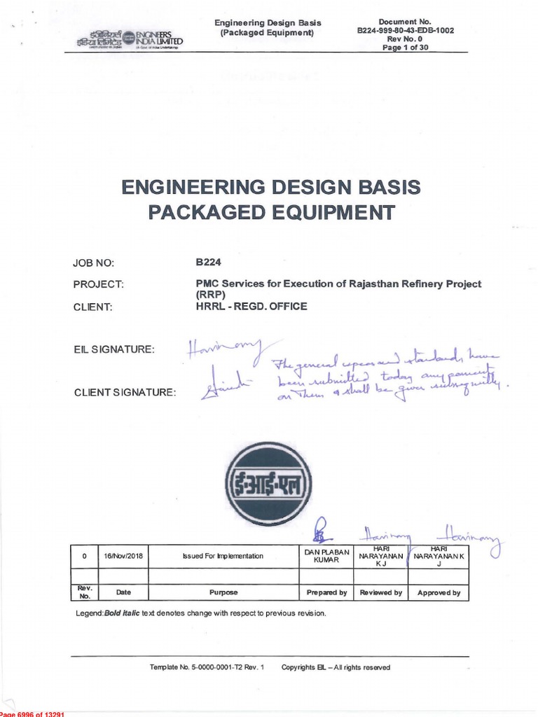Design Basis - Package - B224-999-80-43 EDB-1002 | PDF | Applied And Interdisciplinary Physics ...