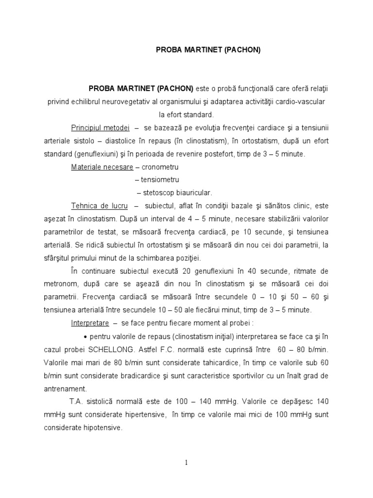 Proba Pachon Martinet | PDF