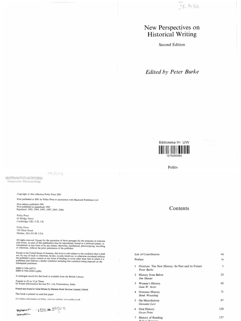 New Perspectives Peter Burke | PDF