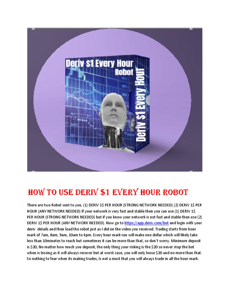 How To Use Deriv Bot | PDF