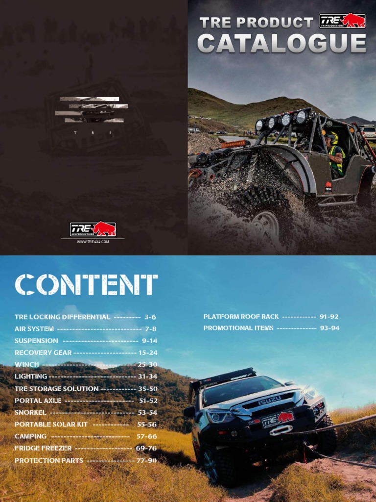 TRE Catalogue | PDF | Pickup Truck | Land Vehicles