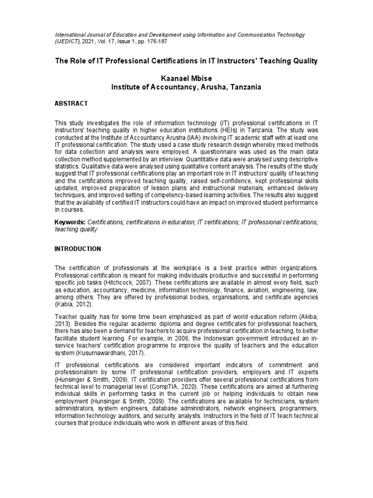 EJ1285662 | PDF | Teachers | Teaching Method