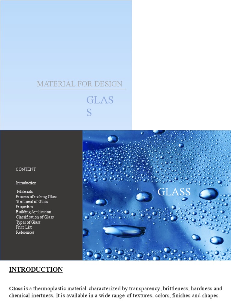 Glass | PDF | Glasses | Window