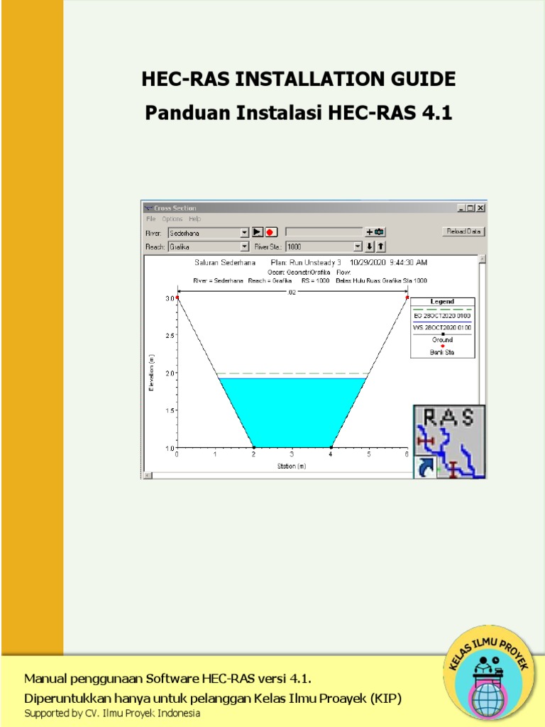 Panduan Instalasi Hec-Ras 4.1 | PDF