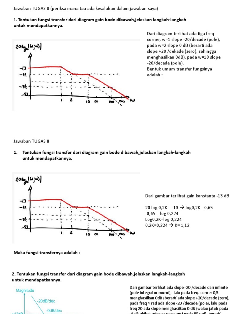 Optimasi Fungsi Transfer Bode Plot | PDF