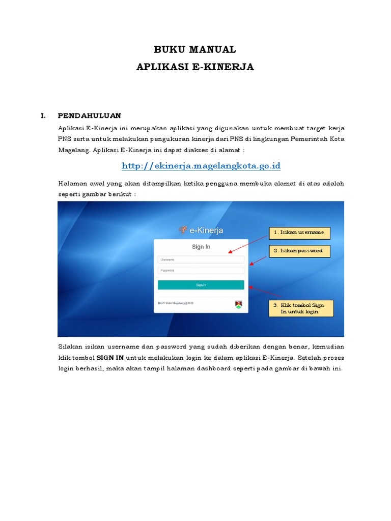 Buku Manual Ekinerja | PDF | Pengelolaan Keuangan & Uang