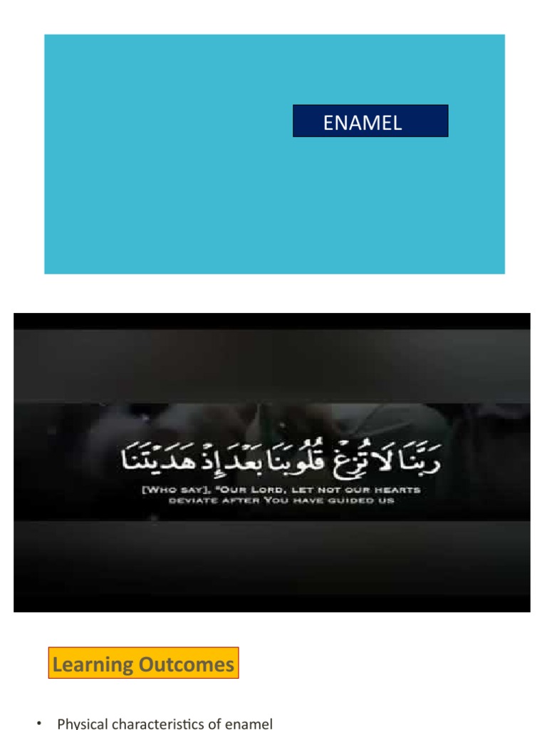 Enamel | PDF | Tooth Enamel | Dentin