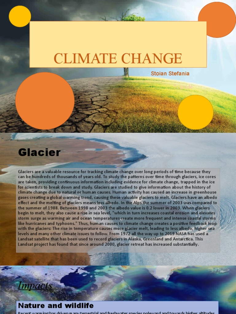 Climate Change | PDF | Climate Change | Glacier