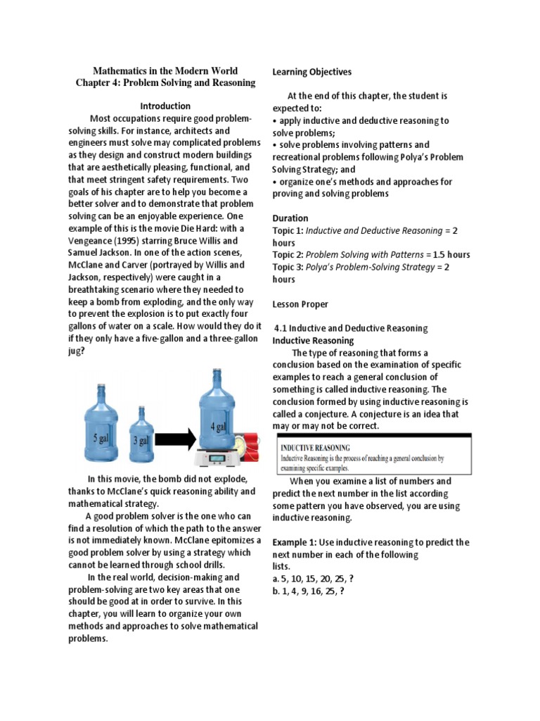 Chapter 4 | PDF | Equations | Inductive Reasoning