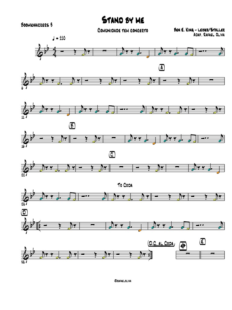 Stand by Me - Boomwhackers 3 | PDF