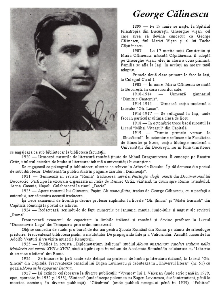 George Călinescu | PDF