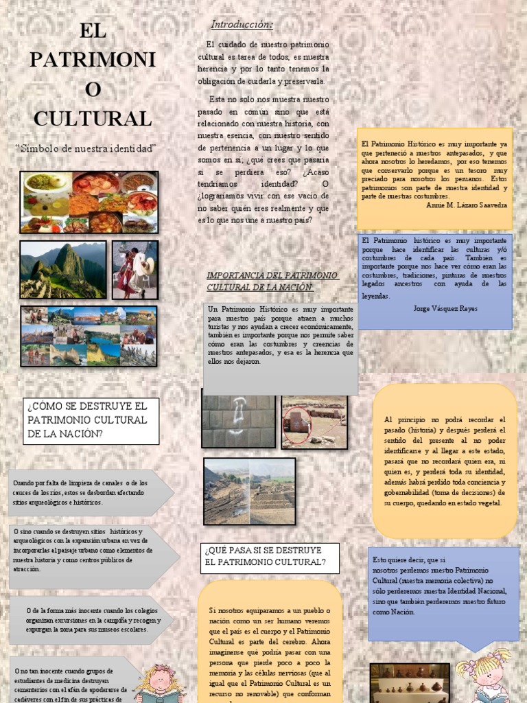 Importancia del Patrimonio Cultural | PDF | Nación | Bienes (Ley)