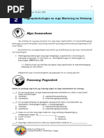 Grade 7 Filipino Module First Quarter | PDF