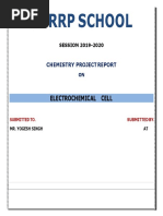 Chemistry Project On Electrochemical Cell | PDF | Redox | Electrochemistry