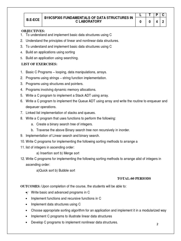 C Data Structures Lab Exercises Guide | PDF | Queue (Abstract Data Type) | C (Programming Language)