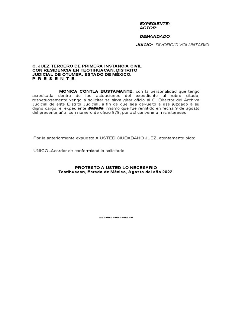 Devolucion Expediente 1 | PDF