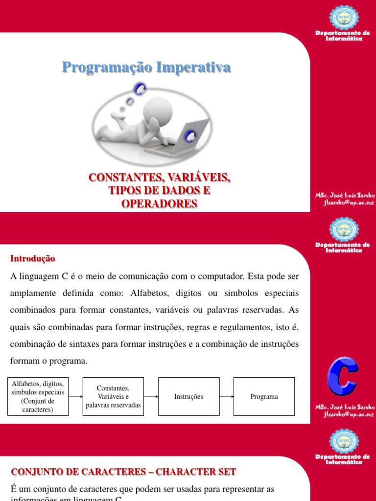 Programacao | PDF | Tipo de dados | C (linguagem de programação)