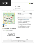 Ola Auto Invoice Details and Format | PDF | Invoice | Payments