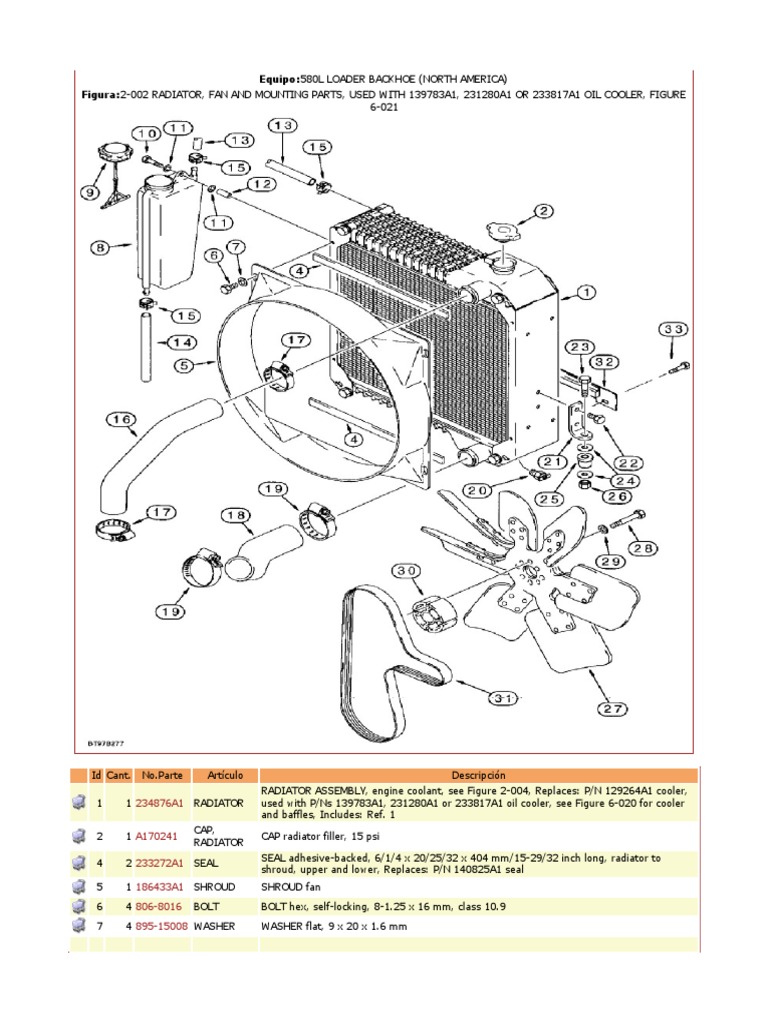 580L Radiador | PDF | Screw | Radiator