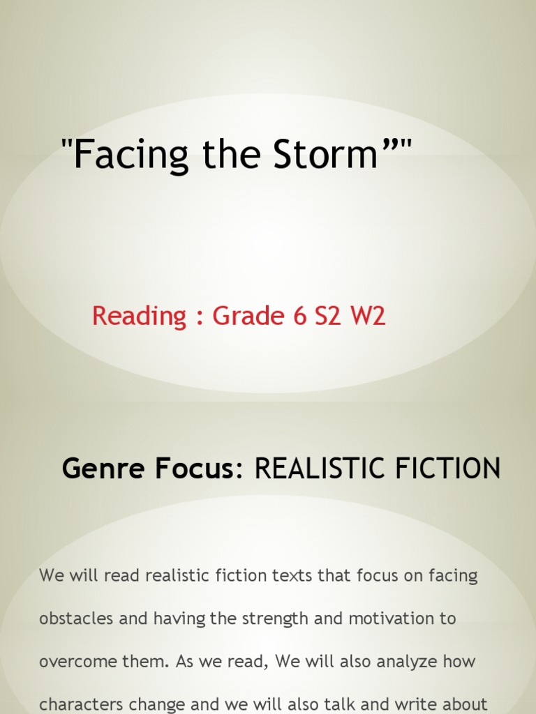 Facing The Storm | PDF | Narration | Linguistics