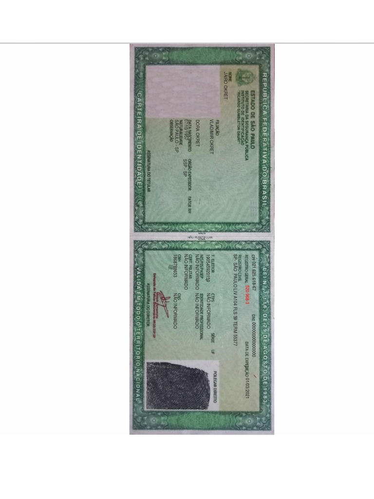 RG Novo Pronto Pra Imprimir (1) Jairo Okret | PDF