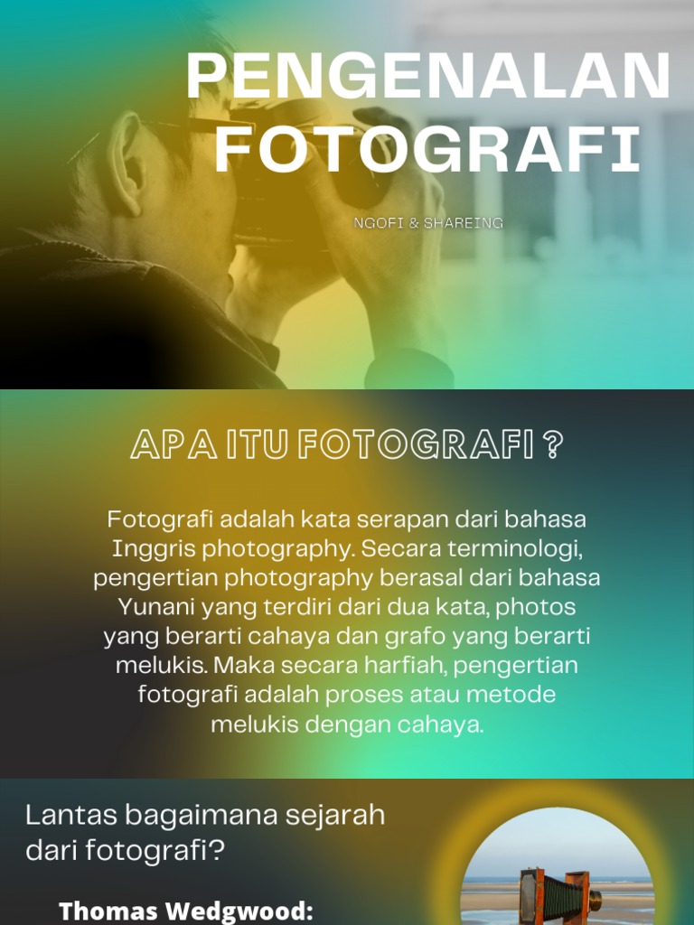 Materi Pengenalan Fotografi... | PDF